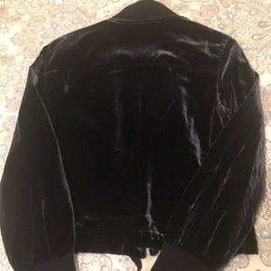 J. Crew | Jackets & Coats | J Crew Midnight Navy Velvet Bomber Jacket ...